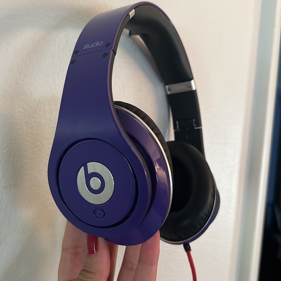 Beats by Dre | Headphones | Studio Beats By Dre Corded Purple | Poshmark